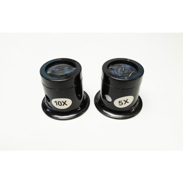 配送について配送はゆうパケットです。お届けまでに、1〜5日の予定です。【商品説明】・新品の時計工具　アイ・グラス　ルーペ・キズミです。 倍率は10倍と5倍、の2個セットです。・プラスチック製なので軽いです。