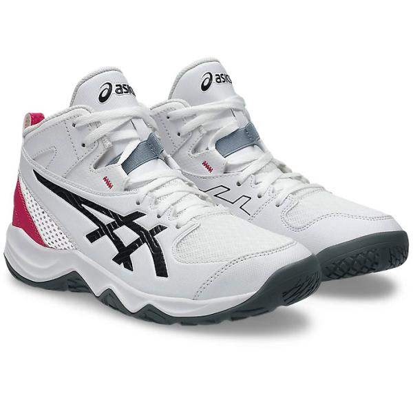 【メーカー】asics（アシックス）【カテゴリー】バスケットボール【分類】シューズ【商品説明】つま先の動きとサポート性を高めながら成長期の足を支えるキッズ専用ラストを採用。ミッドソールには自然な体重移動を促す構造と前足部の屈曲性を高める屈曲...
