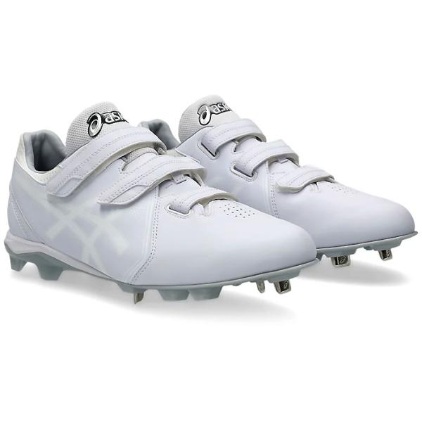 【メーカー】asics（アシックス）【カテゴリー】野球【分類】スパイク【商品説明】足への負担軽減に優れたスパイクシューズのベルトタイプ。金具と樹脂のハイブリットソール。【カラー・仕様・サイズ】カラー：110（White×White）素材アッ...