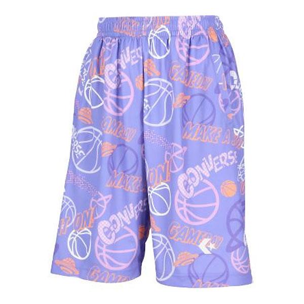 【メーカー】CONVERSE（コンバース）【カテゴリー】バスケットボール【分類】プラクティス パンツ【商品説明】バスケットボールのアイコンをカラフルに表現した総柄パンツ。柔らかな肌触りに吸汗速乾を兼ね揃えたスポーツ向けアイテム。【カラー・仕...