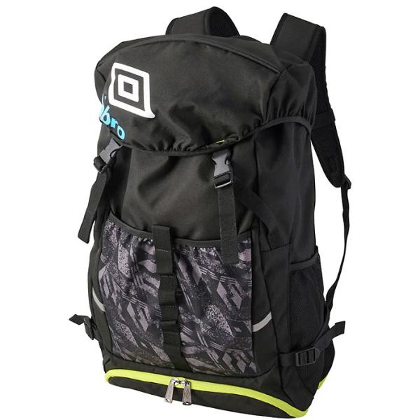 【メーカー】UMBRO（アンブロ）【カテゴリー】サッカ−【分類】バッグ【商品説明】本体生地にはっ水加工の素材を採用したジュニアステップアップモデル。上部かぶせ裏に、5号球まで収納可能なメッシュホルダー付。ボールをバックルでホールドできるため...