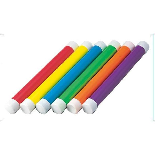 【メーカー】エバニュー（Evernew）【カテゴリー】スイミング【分類】アクセサリー【商品説明】【カラー・仕様・サイズ】サイズ：直径 2.1cm ×長さ 20cm重量：85g/ 本素材：ポリエチレン製セット内容：6色1組生産国：台湾製