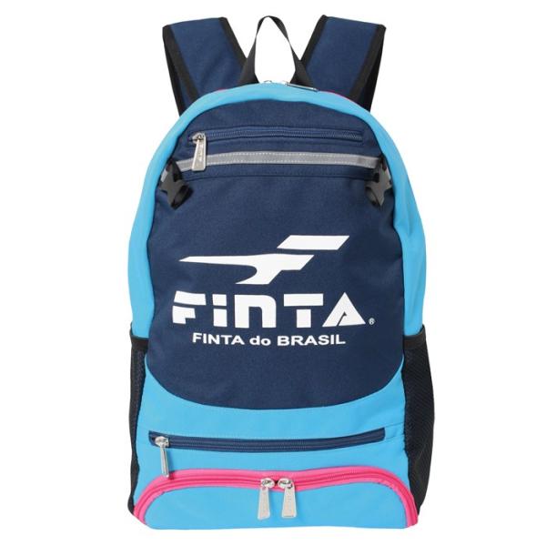 【メーカー】フィンタ（FINTA）【カテゴリー】サッカー　フットサル【分類】バック【商品説明】スポーツから日常使いまで幅広く活躍する、便利な多機能リュックです。【カラー・仕様・サイズ】カラー：（1122）ネイビー×サックス素材：ポリエステル...
