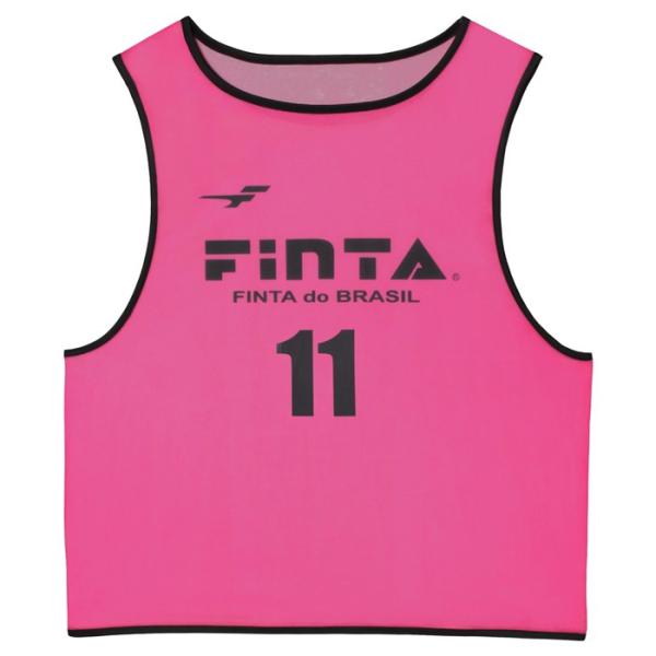 【メーカー】フィンタ（FINTA）【カテゴリー】サッカー　フットサル【分類】ウェアアクセサリー【商品説明】チームユースに最適な、昇華ビブス10枚セット（番号2-11）。吸水速乾性に優れたポリエステル100%素材を使用しており、汗をかいても快...