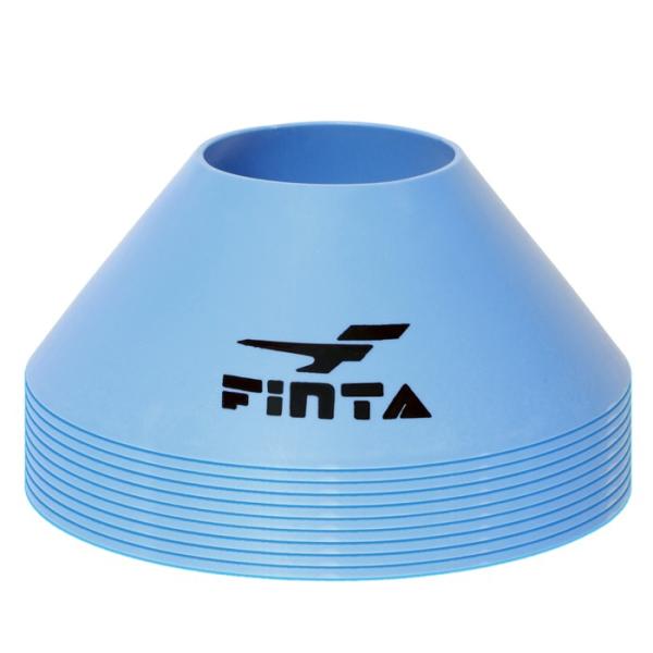 【メーカー】フィンタ（FINTA）【カテゴリー】サッカー　フットサル【分類】トレーニング用品【商品説明】サッカー、フットサルだけでなく様々なスポーツでご利用頂ける、汎用性の高いトレーニング用マーカーコーン10枚セットです。効率的なトレーニン...