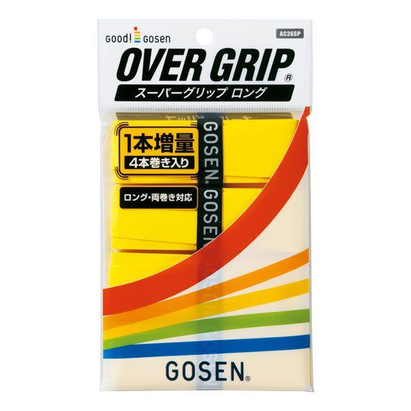 【メーカー】GOSEN（ゴーセン）【カテゴリー】テニス【分類】グッズソノタ【商品説明】1本オマケ入りの4本入りお得用セット【カラー・仕様・サイズ】サイズ：1050mm×30mm×0．5mm原産国：日本左右兼用LONG対応