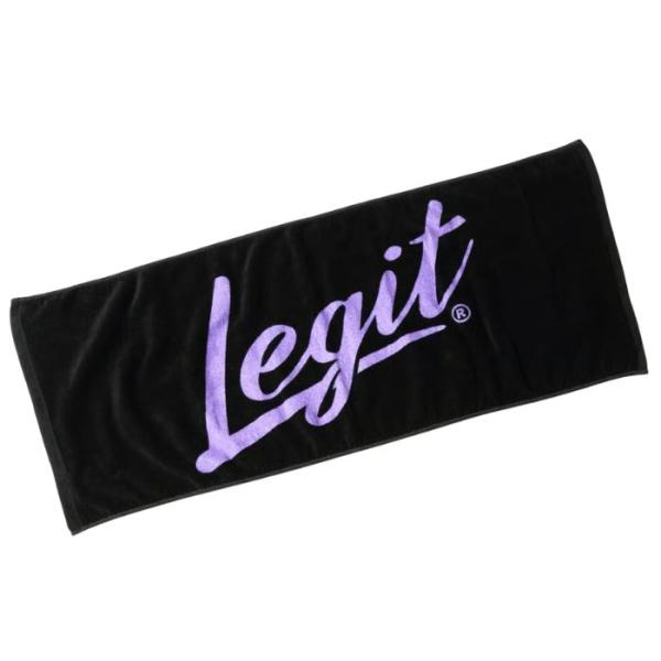 【メーカー】LEGIT（レジット）【カテゴリー】バスケットボール【分類】タオル【商品説明】「LEGIT」の文字が大きく書かれたフェイスタオル。【カラー・仕様・サイズ】カラー：BLKPUR（ブラック×パープル）素材：コットン100%サイズ：H...