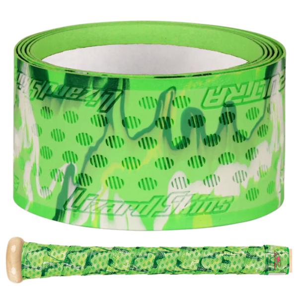 【メーカー】リザードスキンズ（Lizard Skins）【カテゴリー】野球【分類】バットアクセサリー【商品説明】抜群のグリップ力で話題のリザードスキンズグリップテープ。【カラー・仕様・サイズ】カラー：メロンカモサイズ：999×30mm厚さ：...