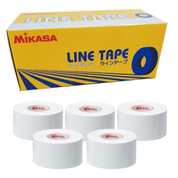 【メーカー】ミカサ（MIKASA）【カテゴリー】マルチSP【分類】器具・備品【商品説明】伸びるので曲線を引くのに適しています。【カラー・仕様・サイズ】カラー：ホワイト素材：PVCサイズ：幅40mm×長さ25m内容量：5巻入り生産国：日本製