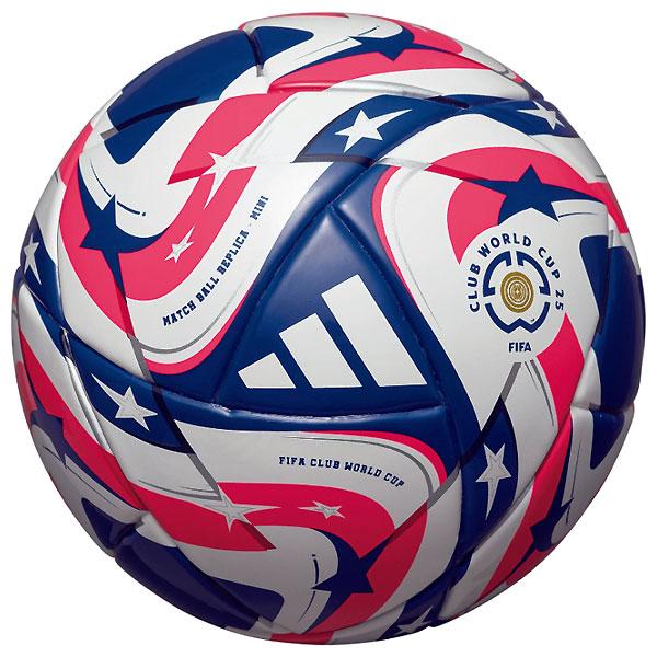 【メーカー】adidas（アディダス）【カテゴリー】サッカー【分類】ボール【商品説明】FIFAクラブワールドカップ2025レプリカミニボール。【カラー・仕様・サイズ】カラー：ホワイト×ブルー×ピンク素材：人工皮革製法：貼り直径：約13cm生...