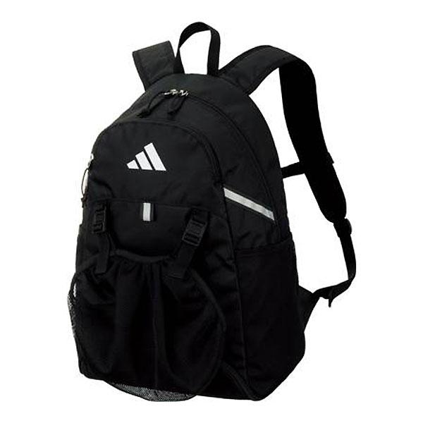 【メーカー】adidas（アディダス）【カテゴリー】サッカー【分類】バッグ【商品説明】24リットル容量のボール用デイパック。ボール収納ネット付き。【カラー・仕様・サイズ】カラー：ブラックサイズ：横31×縦45×奥行18cm容量：24L素材：...