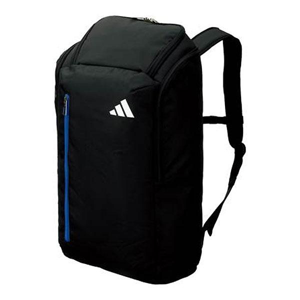 【メーカー】adidas（アディダス）【カテゴリー】バスケットボール【分類】バッグ【商品説明】35リットル容量のボール用デイパック。ボール収納部・シューズ収納部付き。【カラー・仕様・サイズ】カラー：ブラック×ルーシドブルーサイズ：横28×縦...