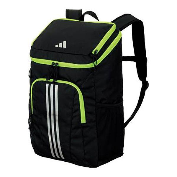 【メーカー】adidas（アディダス）【カテゴリー】バスケットボール【分類】バッグ【商品説明】27リットル容量のボール用デイパック。ボール収納部・シューズ収納部付き。【カラー・仕様・サイズ】カラー：ブラック×ルーシドレモンサイズ：横30×縦...