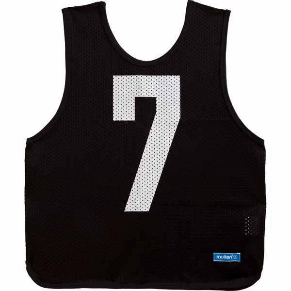 【メーカー】モルテン（Molten）【カテゴリー】マルチSP【分類】ウェアソノタ【商品説明】【カラー・仕様・サイズ】ポリエステル縦52×横46CMBK黒撥水加工を施したゲームベスト。クラブ活動や体育祭の必須アイテム。カラーや番号も豊富でクラ...