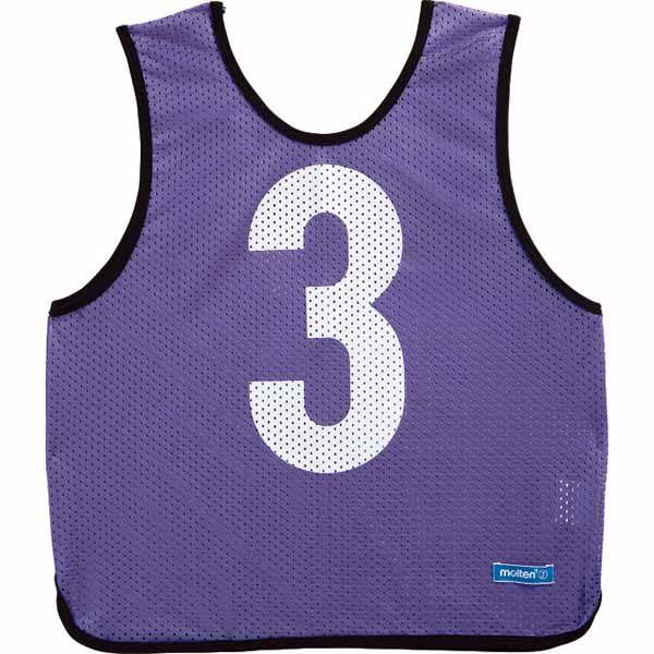 【メーカー】モルテン（Molten）【カテゴリー】マルチSP【分類】ウェアソノタ【商品説明】【カラー・仕様・サイズ】ポリエステル縦52×横46CMKP蛍光紫撥水加工を施したゲームベスト。クラブ活動や体育祭の必須アイテム。カラーや番号も豊富で...