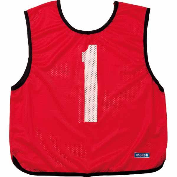 【メーカー】モルテン（Molten）【カテゴリー】マルチSP【分類】ウェアソノタ【商品説明】【カラー・仕様・サイズ】ポリエステル縦60×横55CMゲームベストR赤撥水加工を施したゲームベスト。クラブ活動や体育祭の必須アイテム。カラーや番号も...