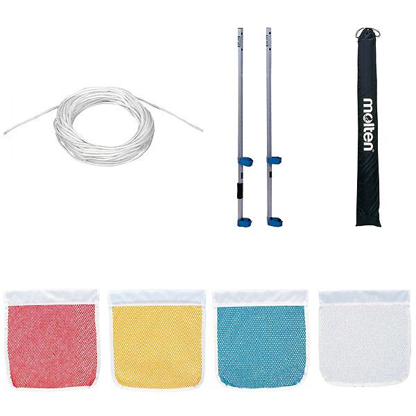 【メーカー】モルテン（Molten）【カテゴリー】バレー【分類】キグ・ビヒン【商品説明】●サーブやトス、レシーブの精度を高める練習に。【カラー・仕様・サイズ】素材：ポール / アルミ、ネット・ロープ / ナイロンサイズ：ポール /2.5 ｘ...