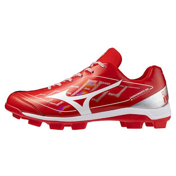 【メーカー】ミズノ（MIZUNO）【カテゴリー】野球【分類】スパイク【商品説明】足への優しさを追求。この1足から野球を始めるすべてのプレーヤーに向けたポイントスパイク。特別感のある限定カラー。【カラー・仕様・サイズ】カラー：62（レッド×シ...