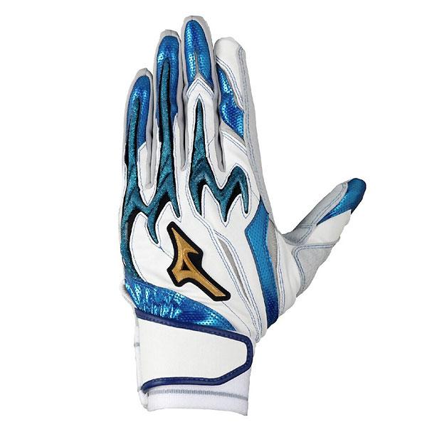 【メーカー】ミズノ（MIZUNO）【カテゴリー】野球【分類】バッティンググローブ【商品説明】デュアルテンション構造がパワーを高次元でインパクトへ。ラメシリコーン採用25AW限定カラー。グリップを握る際に最も重要な3本指にシリコーン樹脂パーツ...