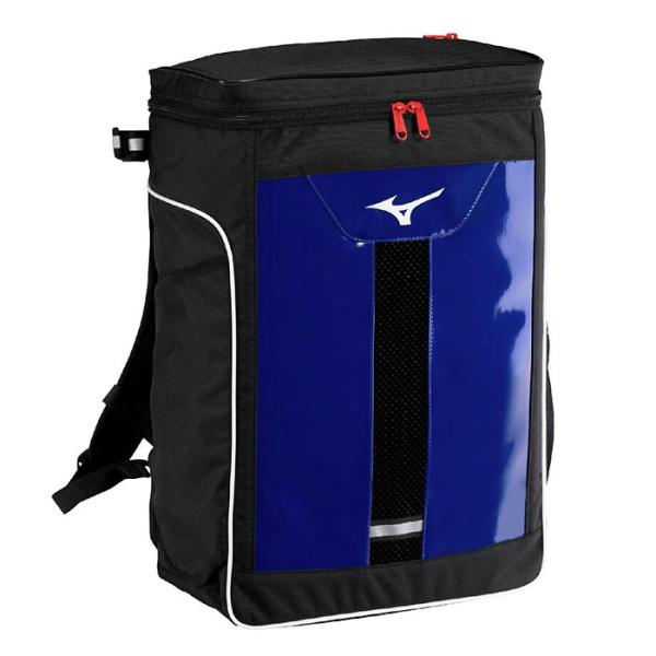 【メーカー】ミズノ（MIZUNO）【カテゴリー】野球【分類】バッグ【商品説明】23Lでは物足らない中高学年へ。【カラー・仕様・サイズ】カラー：92（ブラック×ロイヤルブルー）素材：ポリエステル/合成皮革サイズ：L30cm×W16cm×H46...