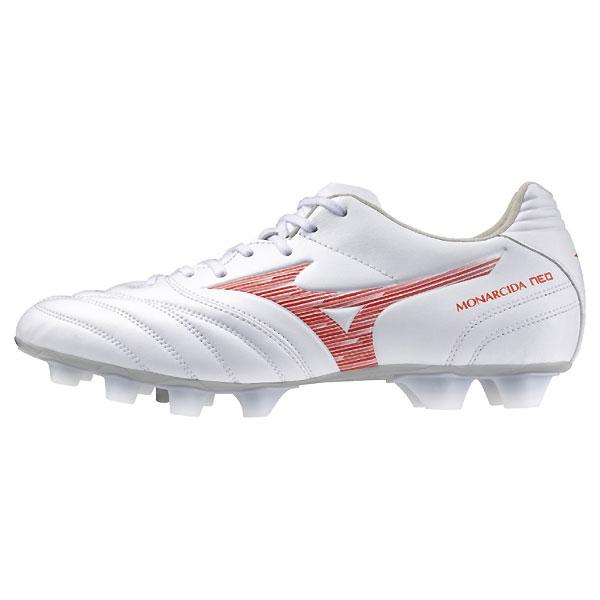 【メーカー】ミズノ（MIZUNO）【カテゴリー】サッカー【分類】スパイク【商品説明】甲高、幅広選手にオススメのスーパーワイドフィットモデル。柔らかさとホールド感を追求したマイクロファイバー人工皮革と4E相当のスーパーワイドフィットが魅力の1...