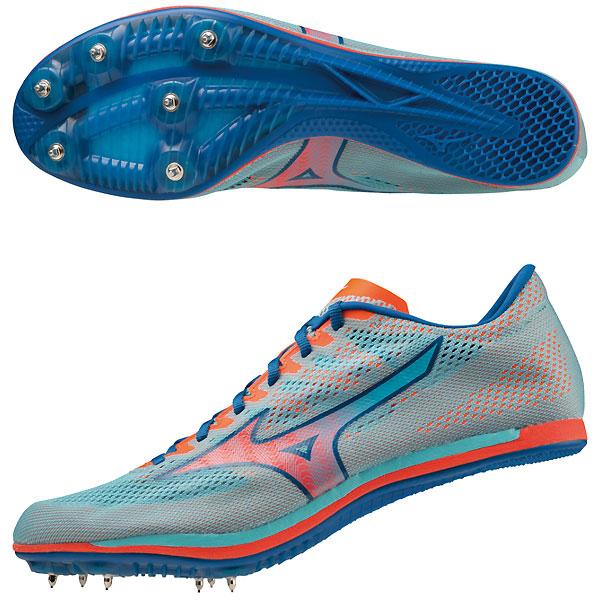 【メーカー】ミズノ（MIZUNO）【カテゴリー】陸上・陸上・ランニング【分類】スパイク【商品説明】MIZUNO ENERZY搭載の中距離スパイク。【カラー・仕様・サイズ】カラー：01（ターコイズ×コーラル×ブルー）素材甲材：合成繊維/人工皮...