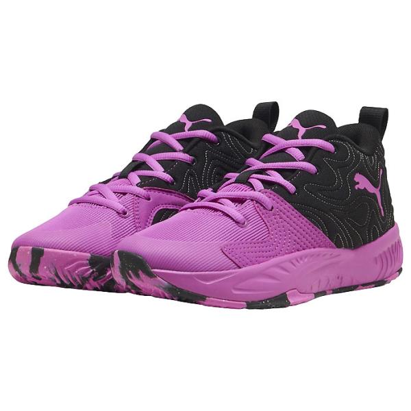 【メーカー】PUMA（プーマ）【カテゴリー】バスケットボール【分類】シューズ【商品説明】軽量性・反発力・通気性を兼ね備え、コート上でお子さまのパフォーマンスを最大限に引き出します。【カラー・仕様・サイズ】カラー：05（ブラック×エレクトリッ...