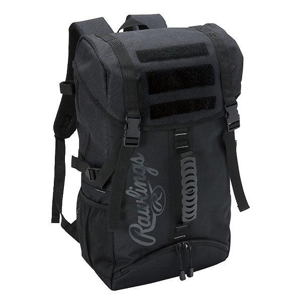 【メーカー】ローリングス（Rawlings）【カテゴリー】野球　バック【分類】バッグ【商品説明】杢調素材を使用したかぶせ型のバックパック。本体口が大きく開くデザインで、荷物の取り出しがしやすい仕様。容量約32Lでタウンユースにも、スポーツユ...
