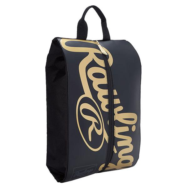 【メーカー】ローリングス（Rawlings）【カテゴリー】野球【分類】シューズケース【商品説明】ゴールドロゴプリントのシューズバッグ。ゴールドファスナー引手。※商品の画像カラーは実物と多少異なることがありますので、あらかじめご了承ください。...