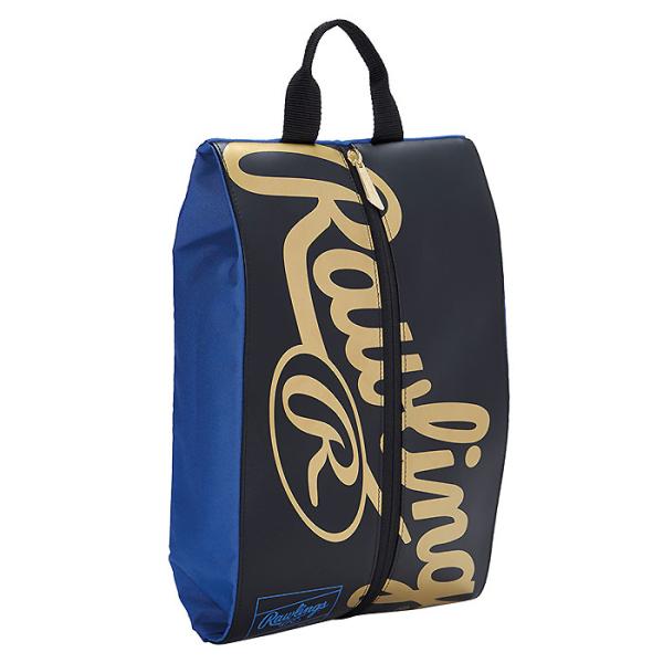 【メーカー】ローリングス（Rawlings）【カテゴリー】野球【分類】シューズケース【商品説明】ゴールドロゴプリントのシューズバッグ。ゴールドファスナー引手。※商品の画像カラーは実物と多少異なることがありますので、あらかじめご了承ください。...