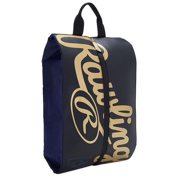 【メーカー】ローリングス（Rawlings）【カテゴリー】野球【分類】シューズケース【商品説明】ゴールドロゴプリントのシューズバッグ。ゴールドファスナー引手。※商品の画像カラーは実物と多少異なることがありますので、あらかじめご了承ください。...