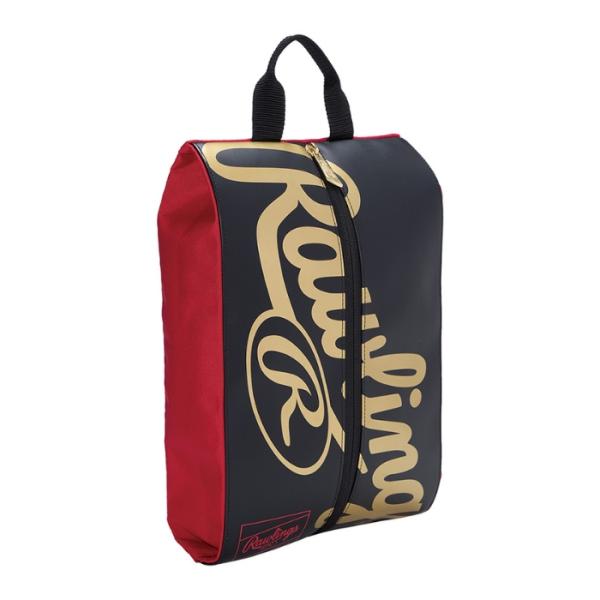 【メーカー】ローリングス（Rawlings）【カテゴリー】野球【分類】シューズケース【商品説明】ゴールドロゴプリントのシューズバッグ。ゴールドファスナー引手。※商品の画像カラーは実物と多少異なることがありますので、あらかじめご了承ください。...