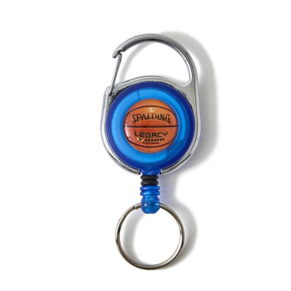 【メーカー】SPALDING（スポルディング）【カテゴリー】バスケットボール【分類】アクセサリー【商品説明】LEGACYが目を引くリール式キーホルダー。バッグなどに付けたままで使用可能。接続部分がカラビナになっており着脱も楽々。【カラー・仕...