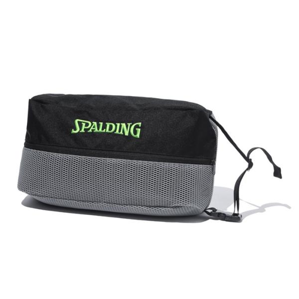 【メーカー】SPALDING（スポルディング）【カテゴリー】バスケットボール【分類】シューズケース【商品説明】シューズを収納可能なバッグ。パーツの一部を通気性の良いメッシュに切り替えたボールバッグ。しっかりと肉感のある丈夫なメッシュを使用し...
