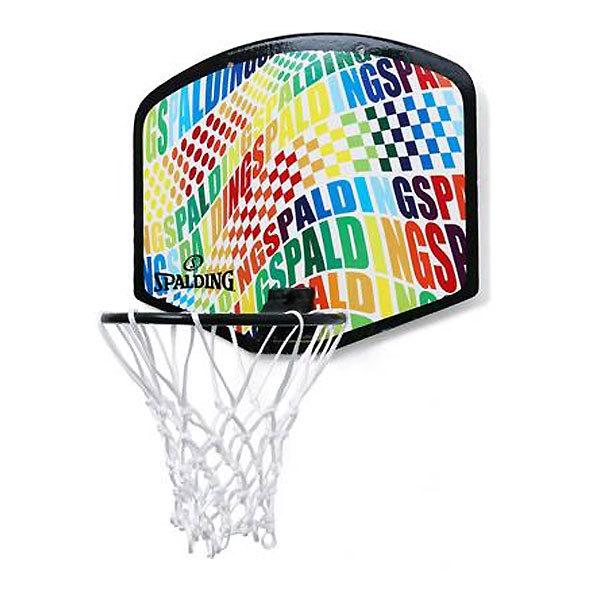 【メーカー】スポルディング （SPALDING）【カテゴリー】バスケットボール【分類】アクセサリー【商品説明】ドアの上にかけて使用するキッズ用ゴール。マイクロミニ専用のミニボール付き。【カラー・仕様・サイズ】カラー：オプティカルレインボーボ...