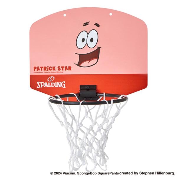 【メーカー】SPALDING（スポルディング）【カテゴリー】バスケットボール【分類】アクセサリー【商品説明】ドアの上にかけて使用するキッズ用ゴール。マイクロミニ専用のミニボール付き。スポンジ・ボブのスマイルが特徴的なマイクロミニ。【カラー・...