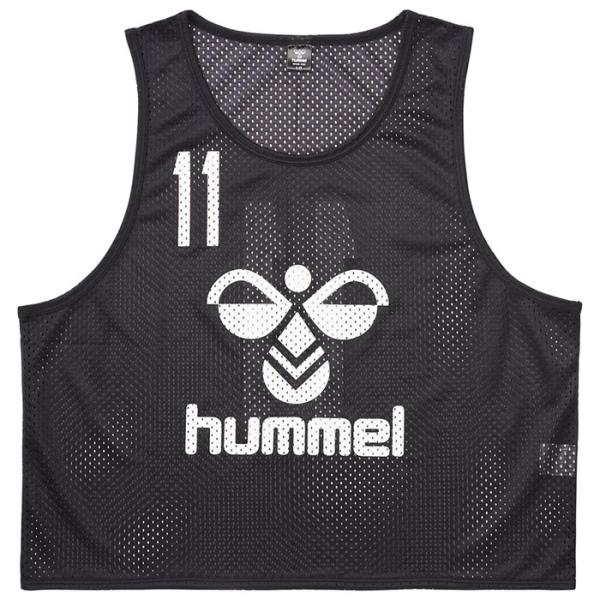 【メーカー】ヒュンメル（hummel）【カテゴリー】サッカー【分類】ウェアアクセサリー【商品説明】耐久性がアップし、着丈を短くすることで無駄なバタつきを抑えたビブス。2番から11番まで番号付き。収納バッグ付き。【カラー・仕様・サイズ】カラー...