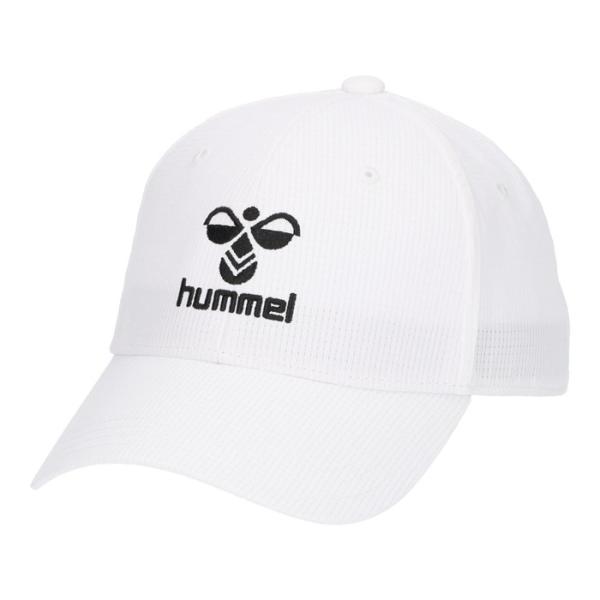 【メーカー】ヒュンメル（hummel）【カテゴリー】サッカー【分類】キャップ【商品説明】高通気素材を採用したベーシックキャップ。【カラー・仕様・サイズ】カラー：10（ホワイト）素材：ポリエステル100%サイズ：56-60cm(頭周り）対象：...