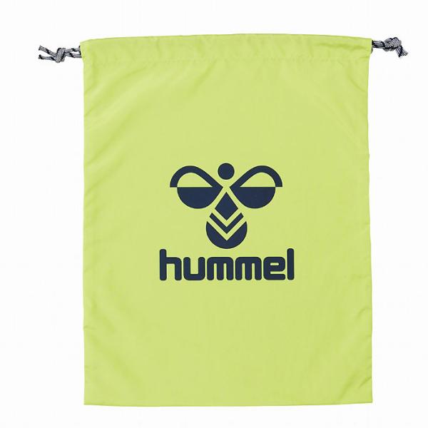 【メーカー】ヒュンメル（hummel）【カテゴリー】マルチSP【分類】バッグ【商品説明】シューズや着替え、小物入れに便利なマルチバッグ。【カラー・仕様・サイズ】カラー：32（ライムイエロー）素材：合成繊維サイズ：40×35cm生産国：中国製