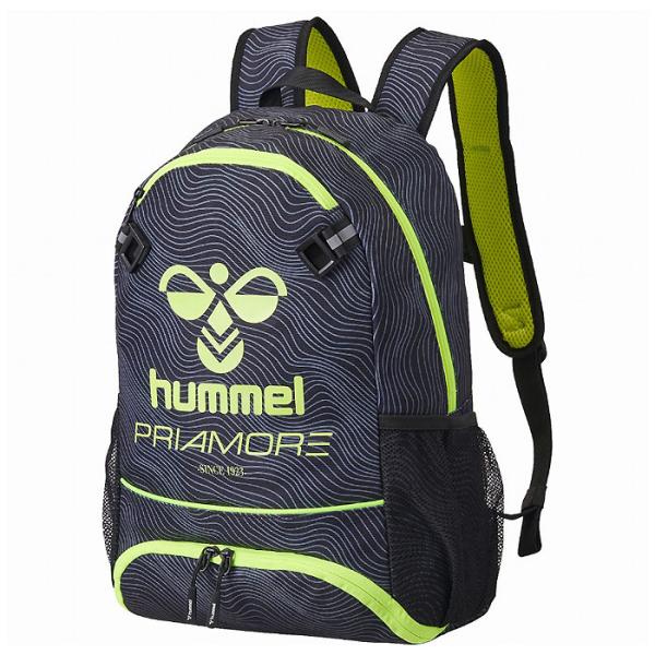 【メーカー】ヒュンメル（hummel）【カテゴリー】サッカー【分類】バッグ【商品説明】外付けボール収納でメイン収納の容量確保、小学校低学年から高学年まで使えるサイズ感です。バッグの中身を探しやすいように色付きの裏地を採用。メイン収納に1.5...