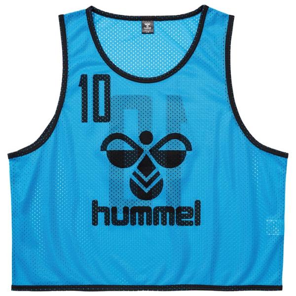 【メーカー】ヒュンメル（hummel）【カテゴリー】サッカー【分類】ウェアアクセサリー【商品説明】耐久性がアップし、着丈を短くすることで無駄なバタつきを抑えたビブス。2番から11番まで番号付き。収納バッグ付き。【カラー・仕様・サイズ】カラー...