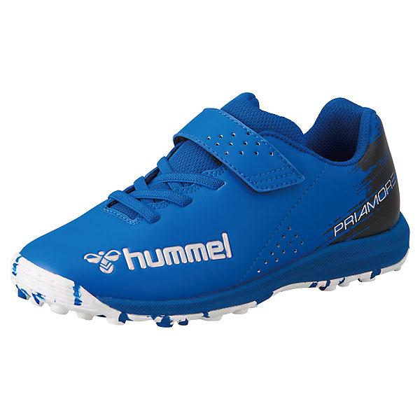 【メーカー】ヒュンメル（hummel）【カテゴリー】サッカー【分類】トレーニングシューズ【商品説明】ジュニアの足に優しい面ファスナータイプのトレーニングシューズ。痛くなりにくいワイド設計、衝撃を吸収する肉厚ミッドソール、走りやすい柔軟なアウ...