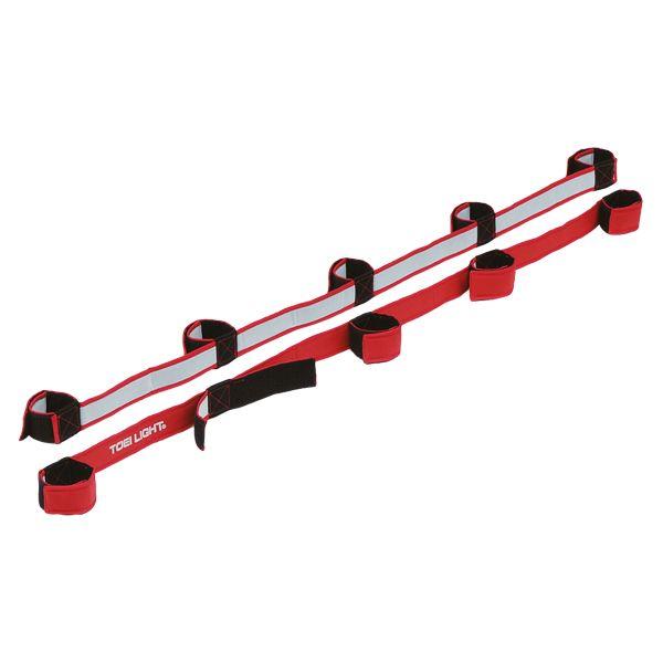 【メーカー】トーエイライト【カテゴリー】ガッコウキキ【分類】キグ・ビヒン【商品説明】ベルト幅5cmでしっかり装着、フィット感のあるウレタン付、マジックテープ式で簡単装着、同色2本1組、5人用。【カラー・仕様・サイズ】サイズ：幅5×長さ158...