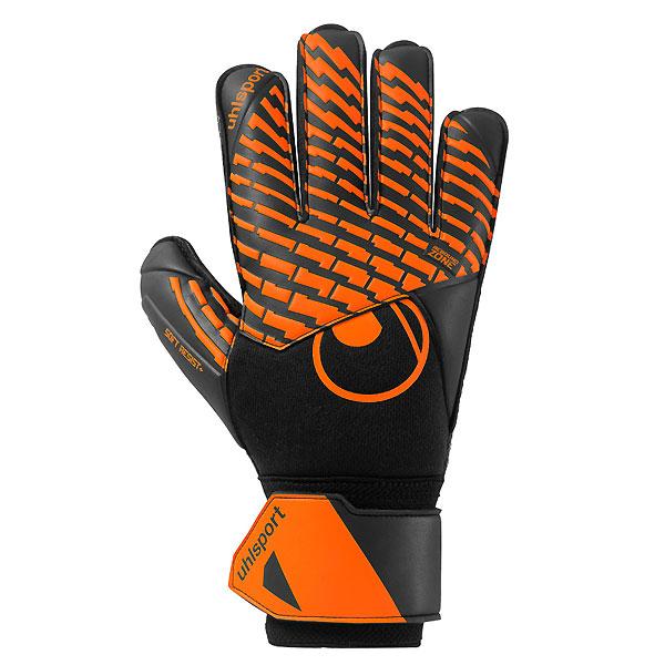 【メーカー】uhlsport（ウールシュポルト）【カテゴリー】サッカー【分類】GKグローブ【商品説明】耐久性素材をパームに配合した高耐久性シリーズモデル。【カラー・仕様・サイズ】カラー：01（ブラック×フローオレンジ）パーム：ソフトレジスト...