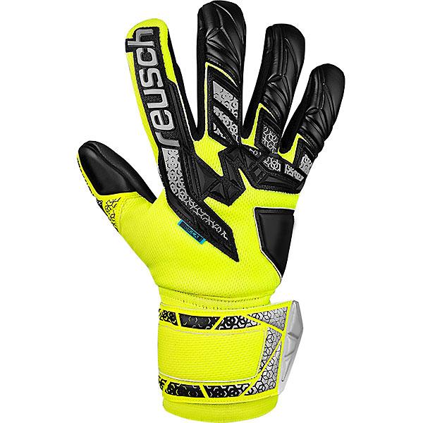 【メーカー】ロイシュ（reusch）【カテゴリー】サッカー【分類】GKグローブ【商品説明】ソフトなラテックスを使用し、ハードショットに対する衝撃吸収力強化に特化したモデルです。【カラー・仕様・サイズ】カラー：2025（セイフティイエロー×シ...