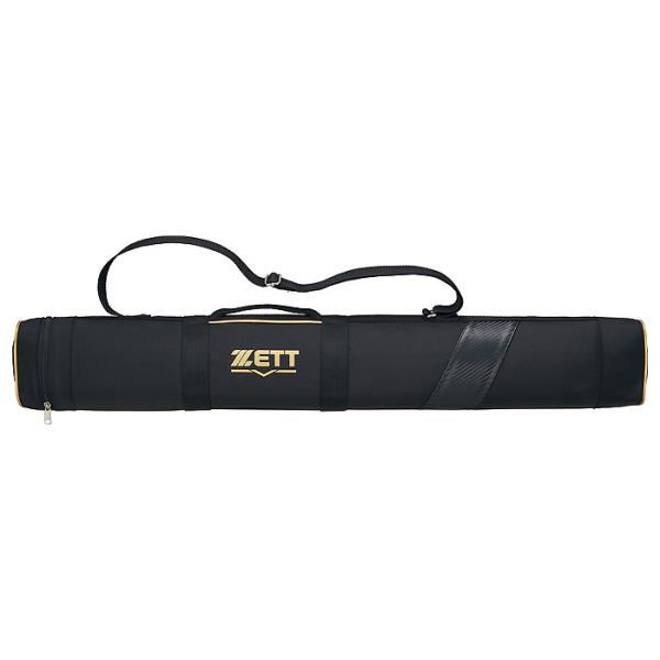 【メーカー】ZETT（ゼット）【カテゴリー】野球【分類】バットケース【商品説明】ウレタンバットと金属バットの両方を持ち運ぶのに便利なジュニア用2本入バットケース。【カラー・仕様・サイズ】カラー：1982（ブラック×ゴールド）素材：ナイロン/...