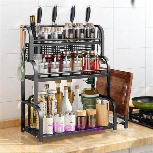 ■ 品名：キッチンラック■ 素材：201ステンレス■ 用途：調理グッズ収納■ タイプ：全24タイプ■ サイズ：写真参考■ 耐荷重：25kgまでeiikobigの人気検索キーワード：キッチン 収納 調味料ラック 調味料 収納 tower(タワ...