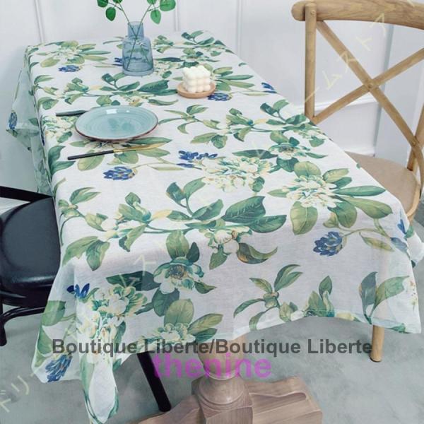 サイズ: 100*100cm 100*140cm 140*140cm 140*180cm 140*220cm 商品仕様：テーブルクロス*1枚 素材:ポリエステル+麻 特徴:北欧風デザイン、耐久性、お手入れ簡単、防汚加工、【耐久性バツグン】ポ...