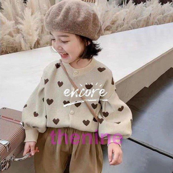 y493142【素材】：ニット【カラー】：写真色【サイズ】：（約）*着丈：35cm(80) 37cm(90) 39cm(100) 42cm(110) 45cm(120) 48cm(130) 51cm(140) 54cm(150)*袖丈：29...