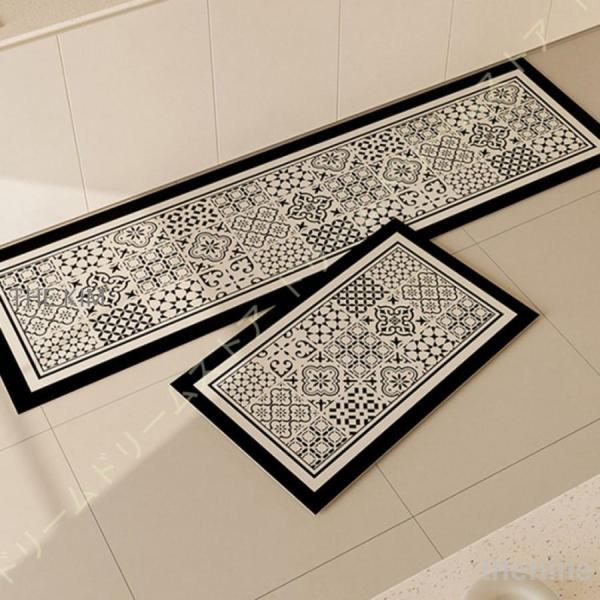 表面材質：puレザー  裏面：滑り止め加工厚さ：約5mmサイズ：40*60cm 50*80cm 40*120cm 50*120cm 50*160cm商品の特徴★水や油汚れもサッと拭けるからお手入れラクラク！汚れたときに面倒な洗濯は不要です。...
